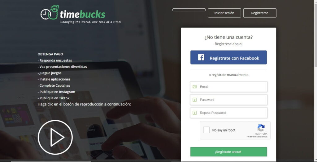 Como Ganar Dinero Por Internet Sin Invertir En Timebucks 10 USD